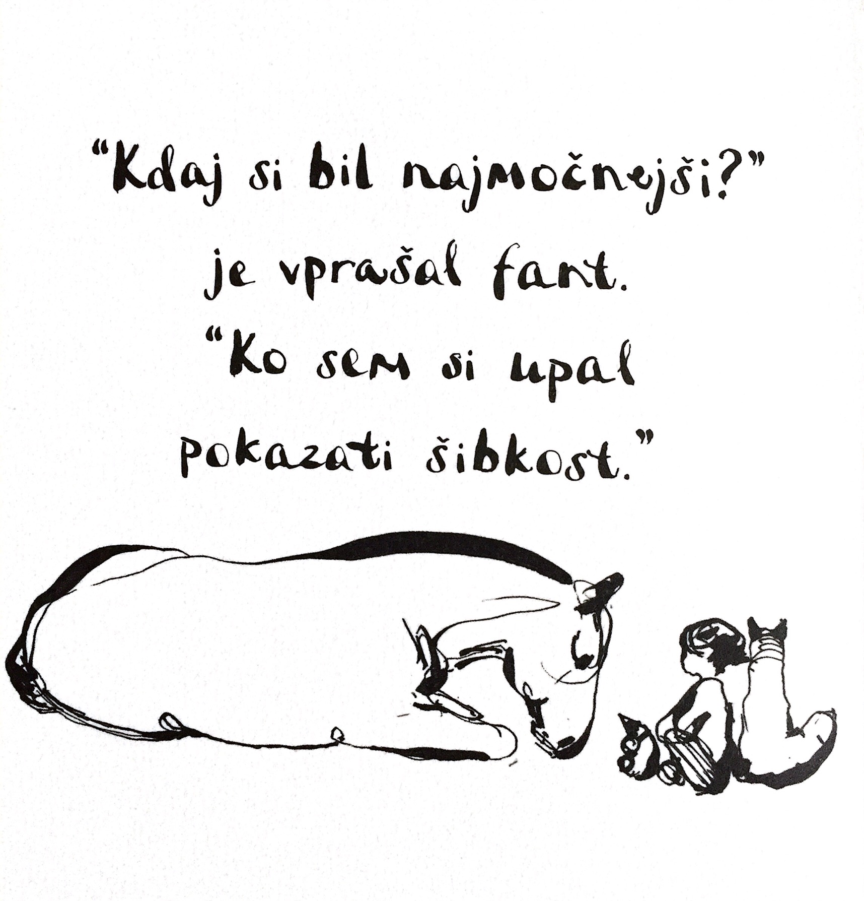 Fant, krt, lisica in konj